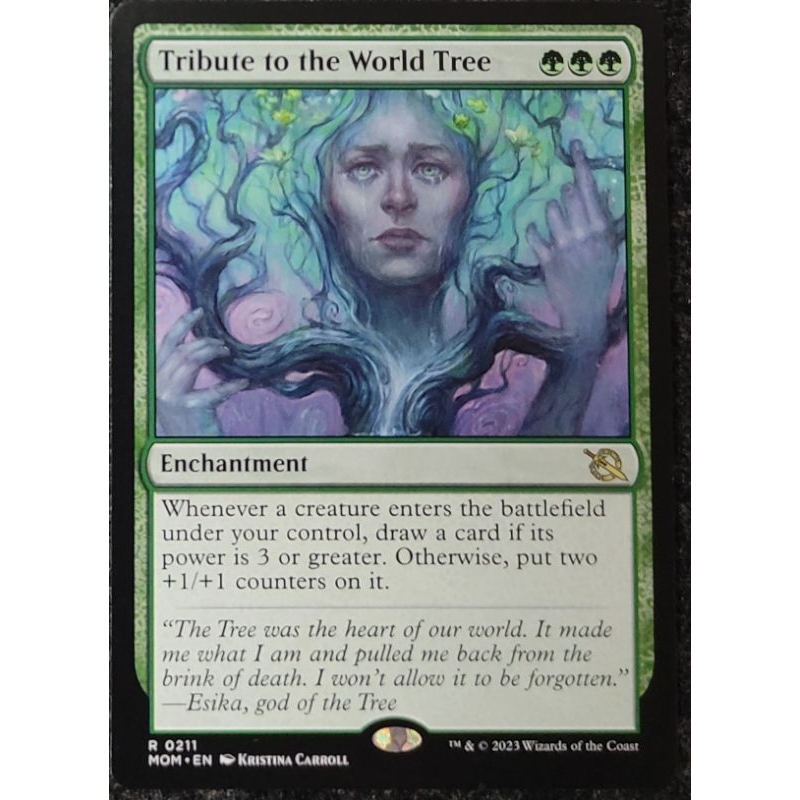 Magic The Gathering : Tribute to the World Tree Rare March of the ...