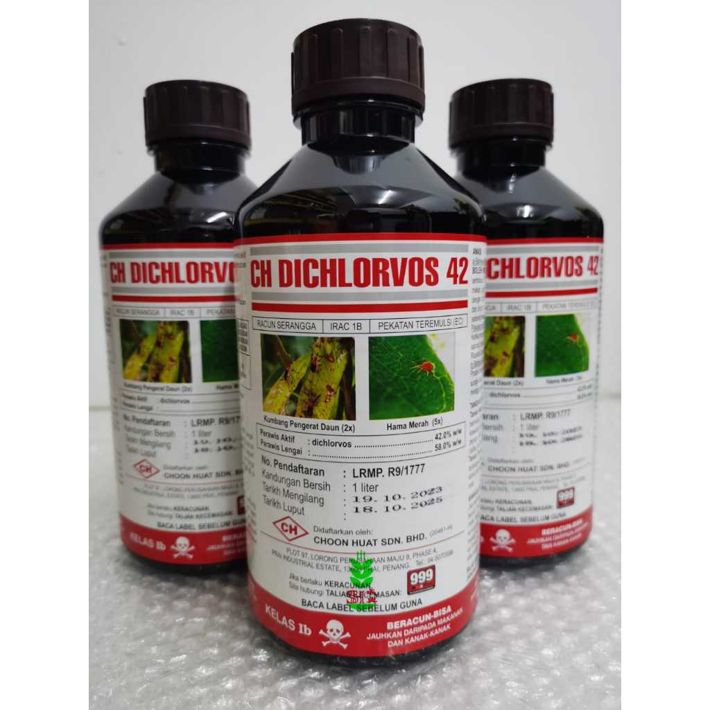 1L CH Dichlorvos 42 / dichlorvos 42.0% / Racun serangga / Kesing ...