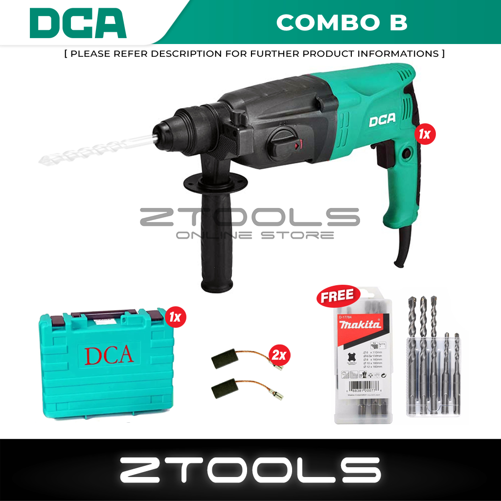 DongCheng DZC05-26B & DCA AZC05-26B Rotary Hammer Drill Concrete Impact ...