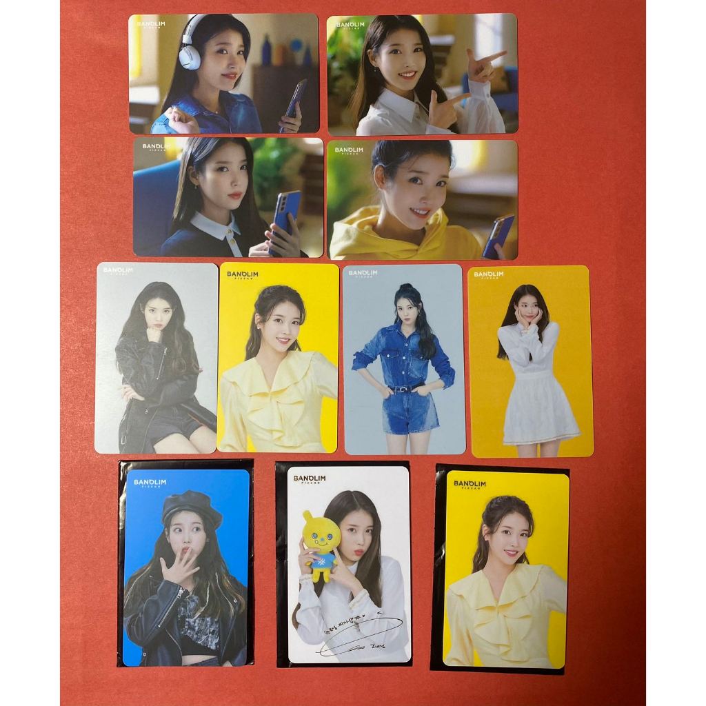 IU BANOLIM PIZZA trading card 이지은 LeeJiEun 李知恩 kpop idol goods stuffed ...
