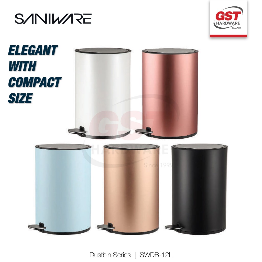 SANIWARE Tong Sampah Bilik Tidur Dustbin Toilet Step Dustbin Bathroom ...