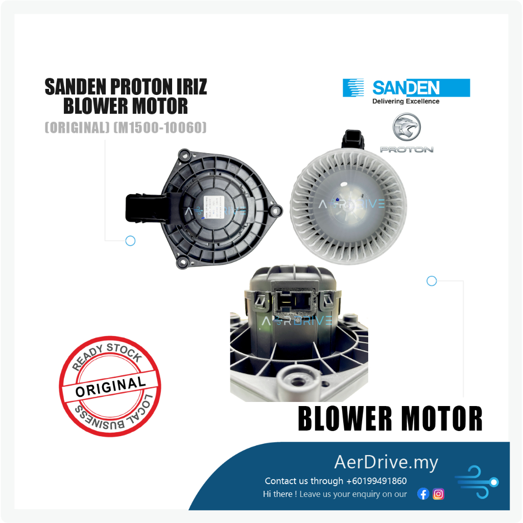 SANDEN ORIGINAL PROTON IRIZ BLOWER MOTOR M1500-10060 | Shopee Malaysia
