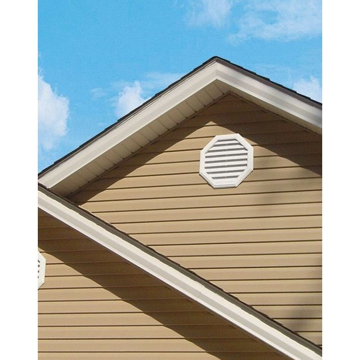 D5516 GABLE LOUVERS | OCTAGON SHAPE | PRIME WHITE COLOR | PU MATERIAL ...