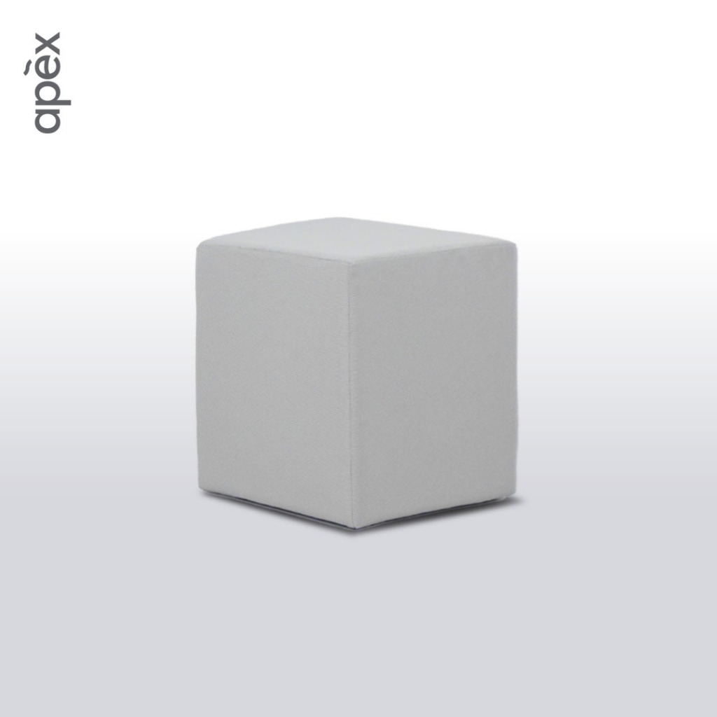 APEX Square Stool Horizon Series Fabric Home/Office Square Stool Kids ...