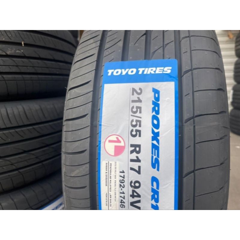 215/55/17 Toyo CR1 23Y We Sell Quality Tyre Only | Shopee Malaysia
