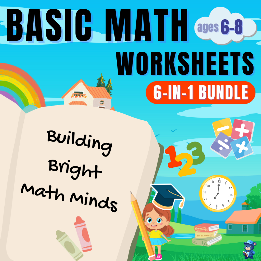 [6-IN-1 Bundle] Mathematics Worksheets for Kindergarten and Preschool ...