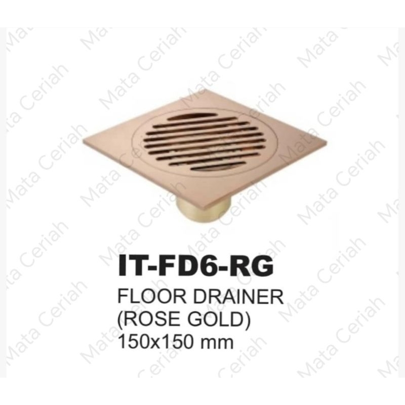 ITTO Anti Cockroach Floor Grating / Floor Trap IT-FD6 | Shopee Malaysia