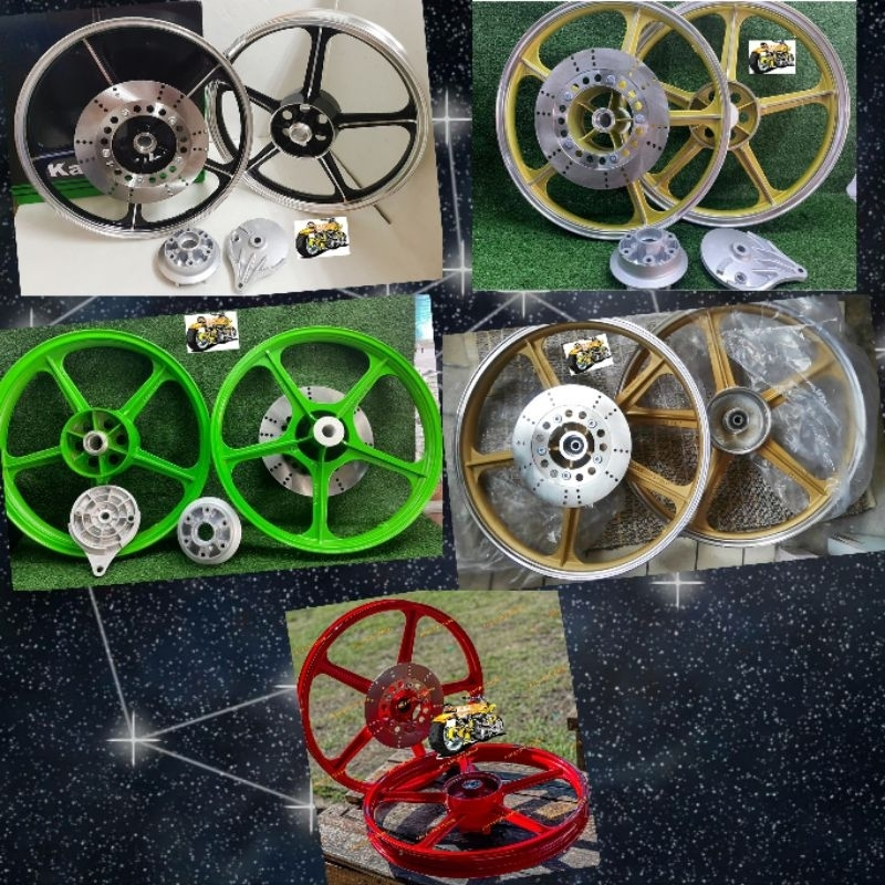 SPORT RIM AR80 5LEG/ AR80 PNP Y15ZR Y16ZR 5LEG/ AR125 5LEG/ GTO TK1 7LEG SAIZ 18 SIZE | Shopee ...