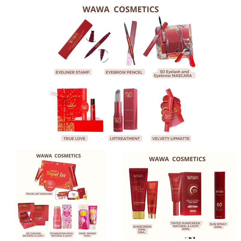 WAWA COSMETICS BEAUTY & MAKEUP SET | Shopee Malaysia