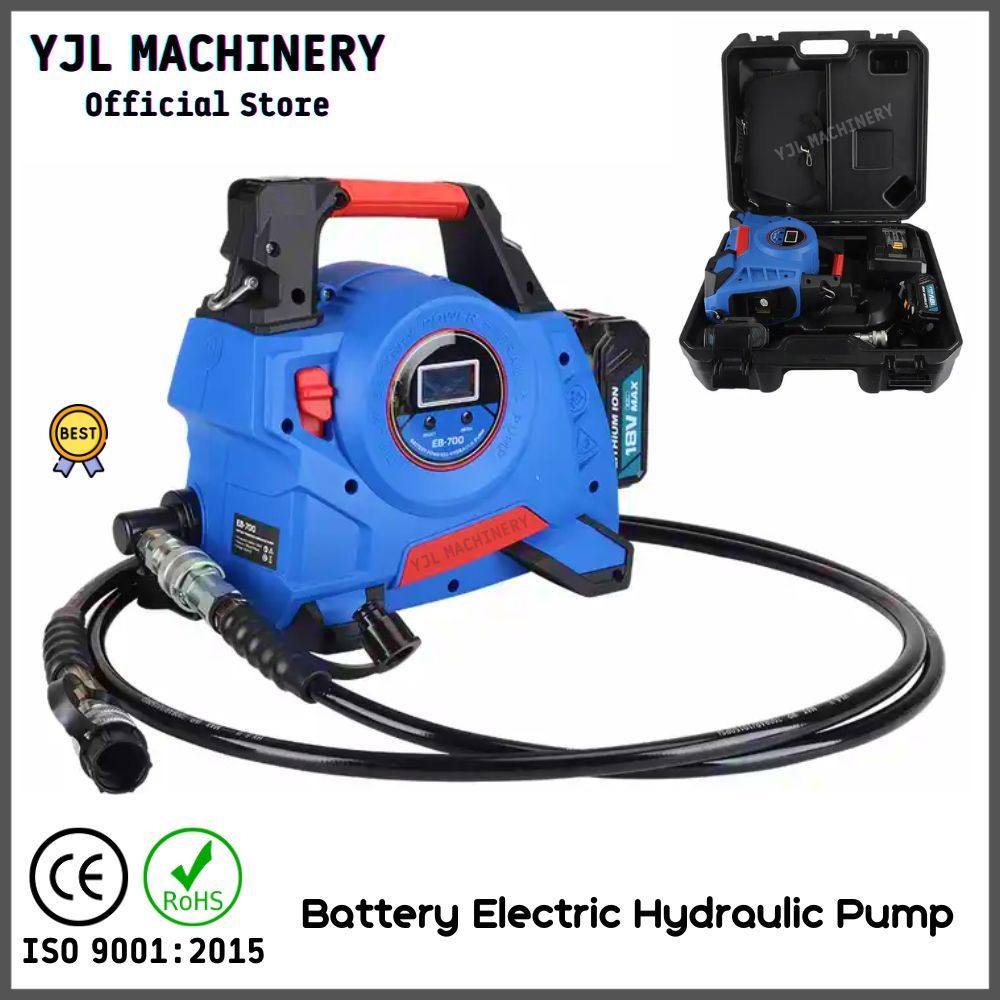 New 18V Battery Powered Rechargeable Electric Pump Hydraulic Pump Hand ...