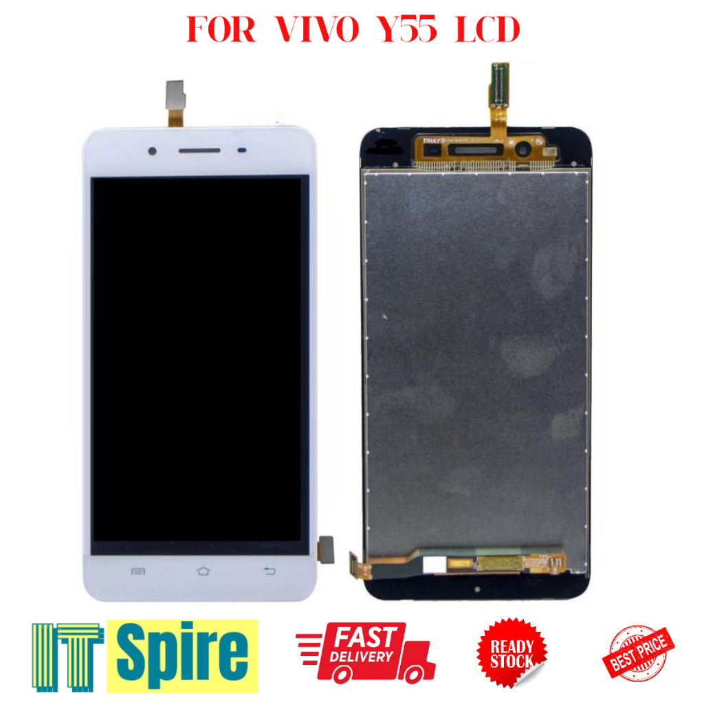 VIVO Y55 V2127 V2154 COMPATIBLE LCD DISPLAY TOUCH SCREEN DIGITIZER BY ...