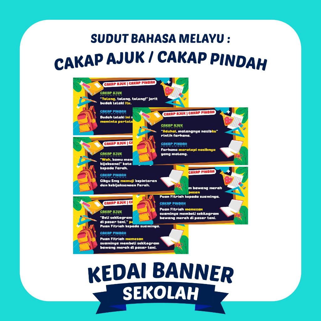 Poster Cakap Ajuk Cakap Pindah | Peribahasa Melayu | BBM Bahasa Melayu ...