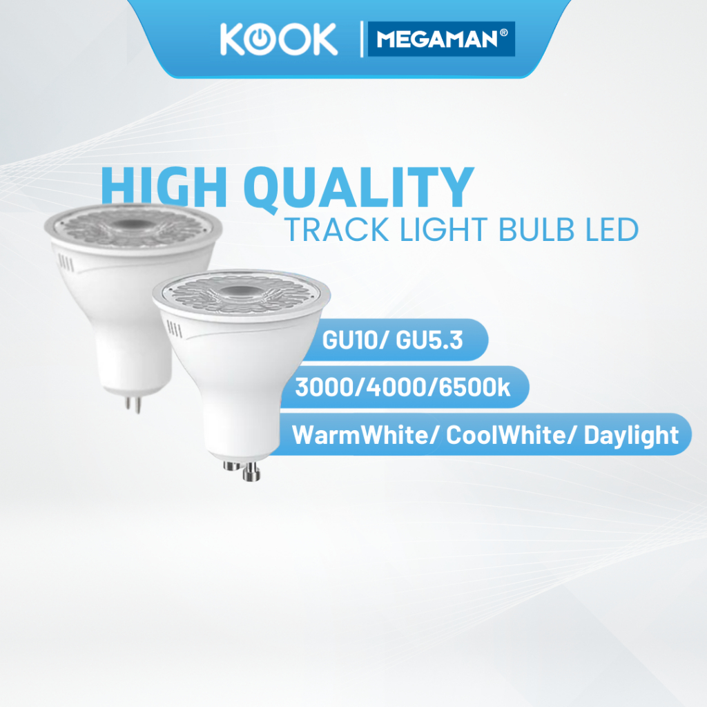 MEGAMAN GU10 GU5.3 6W/8W Reflector Downlight Mentol LED Ceiling Light ...