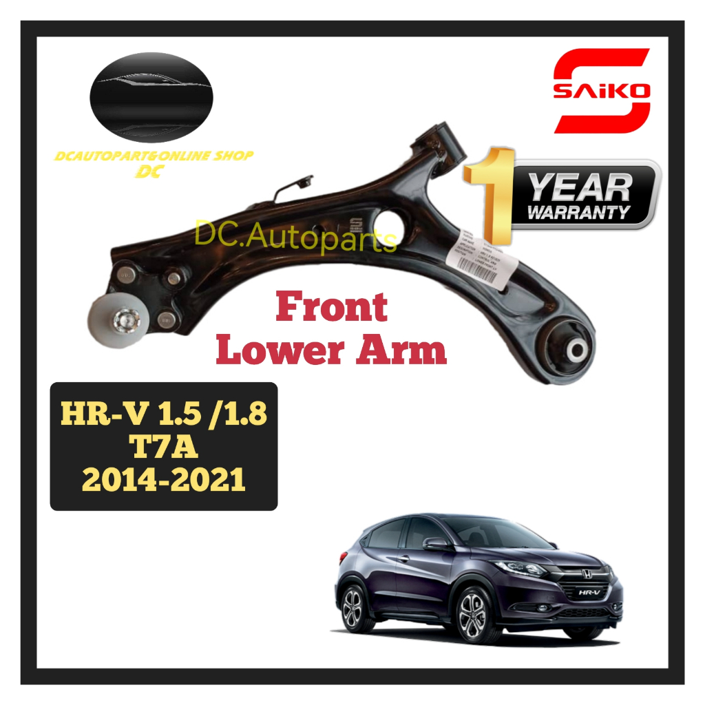SAIKO CONTROL LOWER ARM HONDA HRV HR-V 1.5 1.8 T7A 2014-2021 FRONT ...