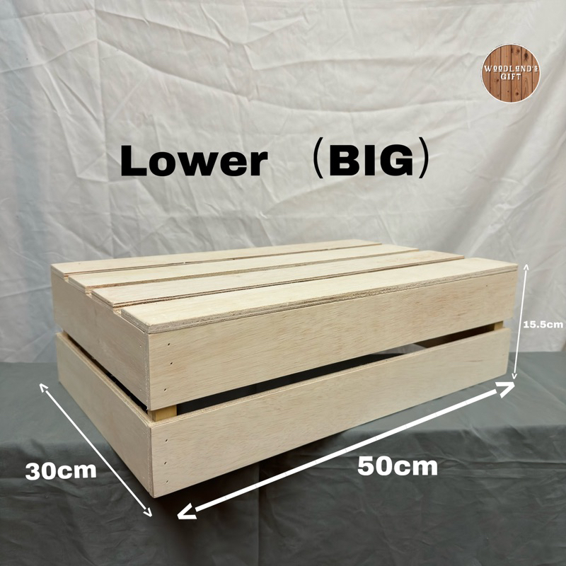 Wooden decoration/storage boxes/crates/kotak kayu（Customise Available ...