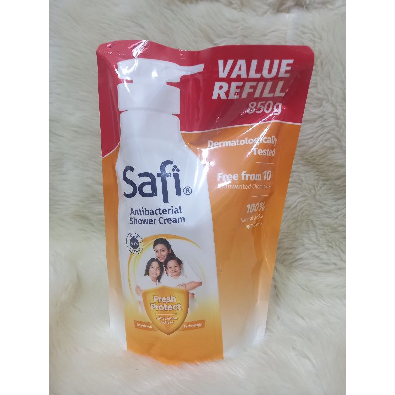 Safi Antibacterial Shower Cream Fresh Protect with lemon active 850g ...