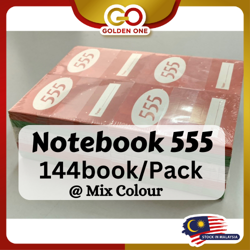 【1PACK=144PCS ! ! !】Note Book 555/BUKU KECIL /迷你单线簿 (144book/Pack ...