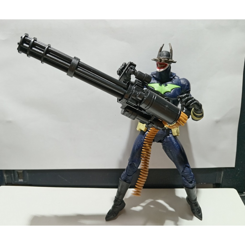 (Custom Limited stock) The laughing bat Batman gunner action figure toy ...