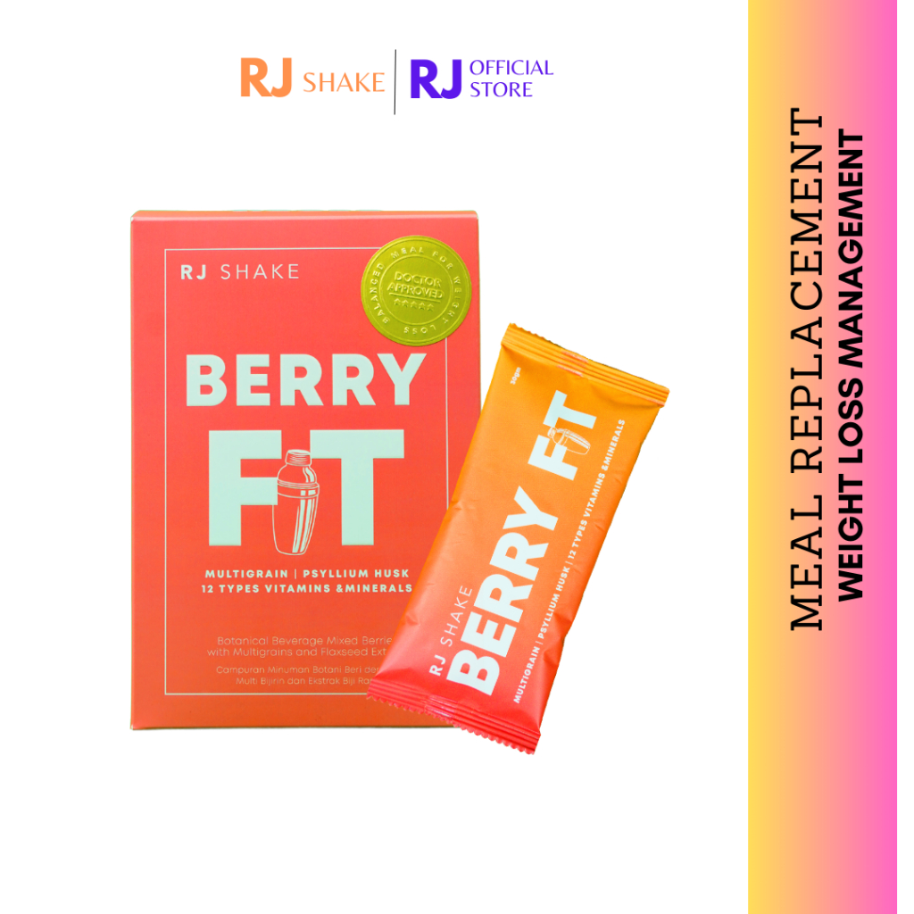 Berry Fit Healthy Meal Replacement | 100% VEGAN | No Added Sugar (1 box ...