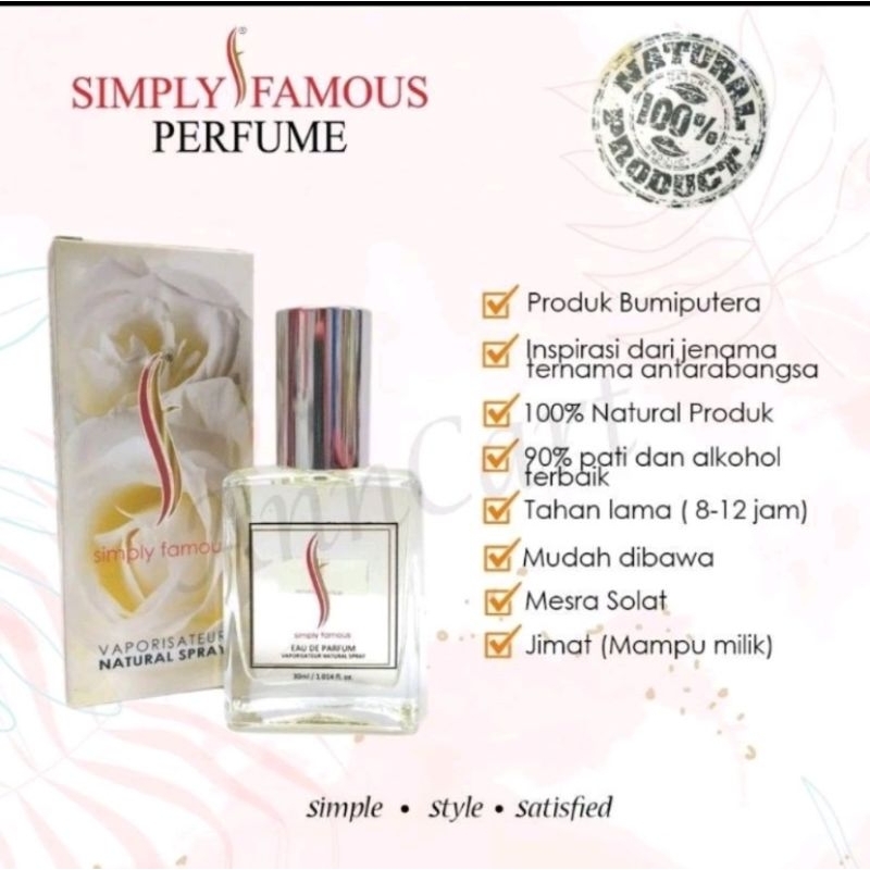 TOMMY MEN SIMPLY FAMOUS PERFUME FOR HIM | Shopee Malaysia