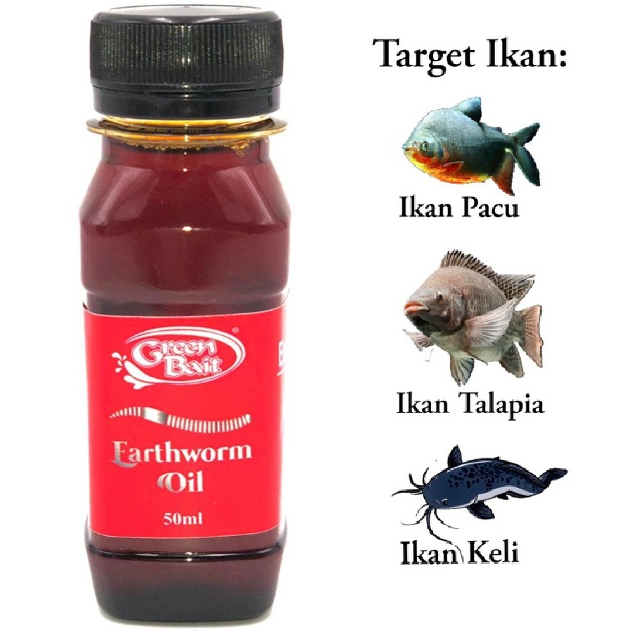 Greenbait Earthworm Oil Flavour 50ml Fishing Bait (Perisa Umpan Minyak ...