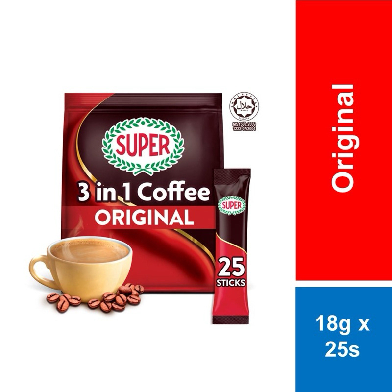 Super 3in1 Coffee Regular (25S X 18G) | Shopee Malaysia