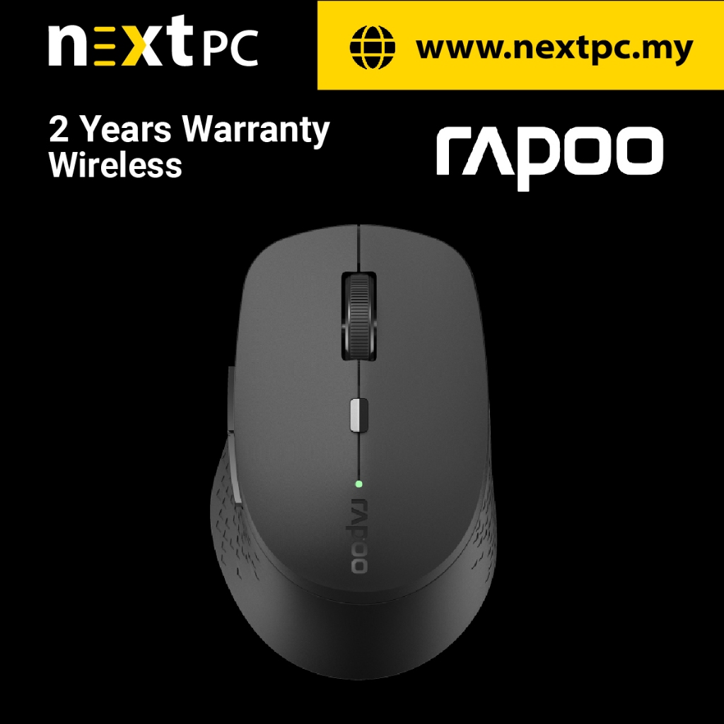 [Ready Stock] Rapoo M300 Silent Multi-Mode Wireless Mouse-Dark Grey / 2 ...