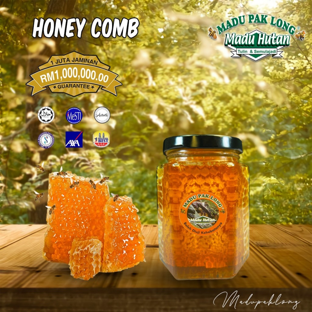 MADU PAK LONG Honey Comb 500g | Shopee Malaysia