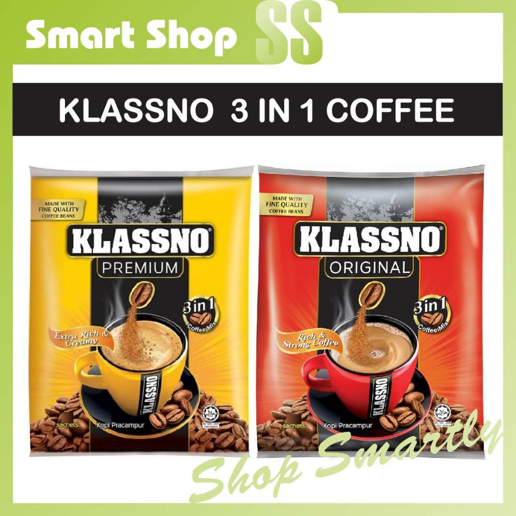 KLASSNO 3 IN 1 COFFEE (PREMIUM/ORIGINAL) | Shopee Malaysia