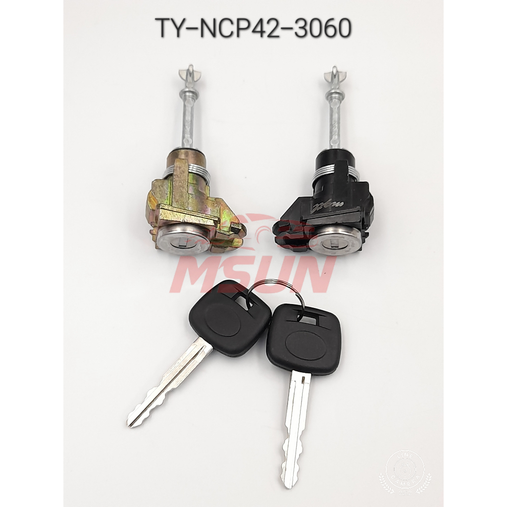 DOOR LOCK WITH KEY TOYOTA VIOS NCP42 YEAR 2003 - 2007 | Shopee Malaysia