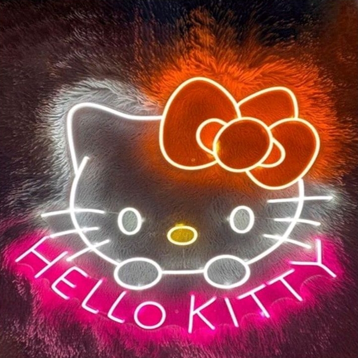 Hello Kitty Neon Sign Decoration Led Neon Light Signboard Neon Lights ...