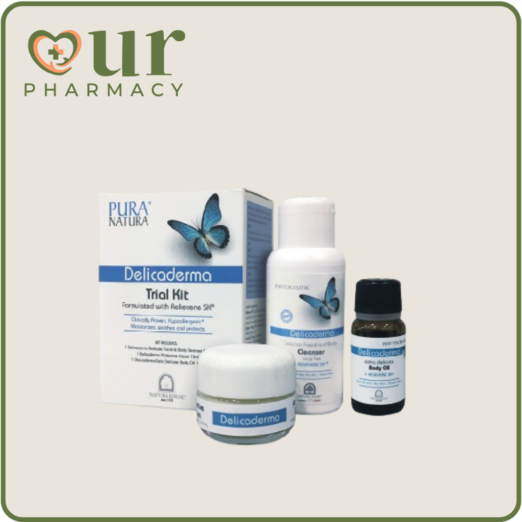 PURA NATURA Delicaderma Trial Kit ( For Eczema & Sensitive skin ...