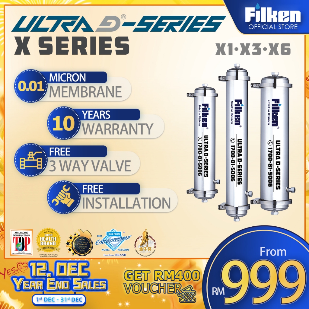 [Free Delivery Including Installation] FILKEN ULTRA D-SERIES X1 X3 X6 ...
