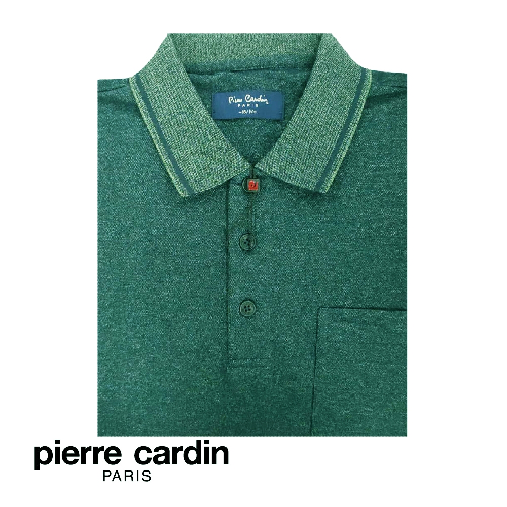 PIERRE CARDIN MEN CVC SHORT SLEEVE POLO TEE WITH POCKET (MODERN FIT ...