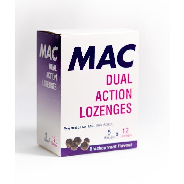 MAC DUAL DUAL ACTION LOZENGES 60LOZENGES EXPIRY 2026/01 | Shopee Malaysia