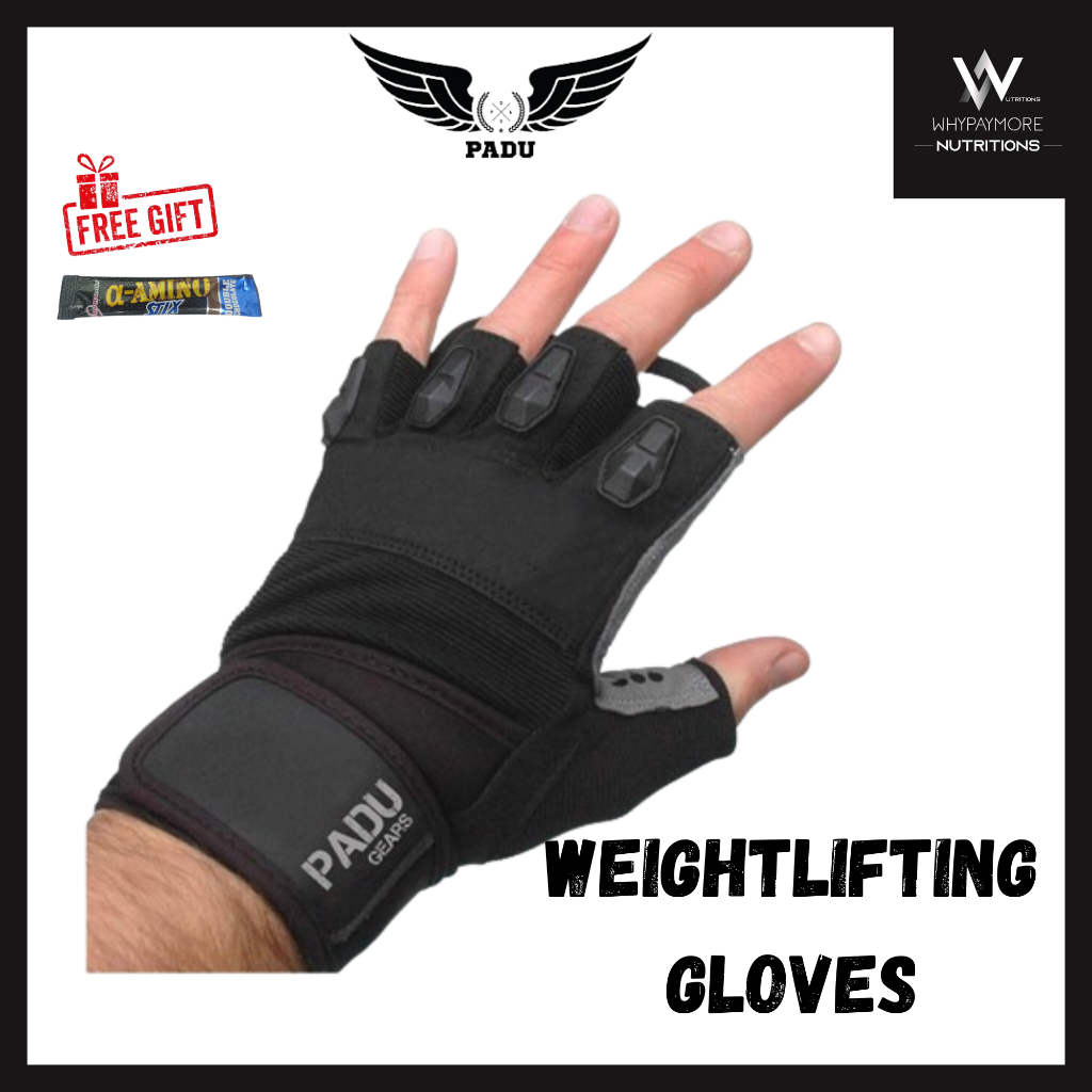 PADU GEAR WeightLifting Glove (Free Gift)-Gym Glove,Glove Lifting ...