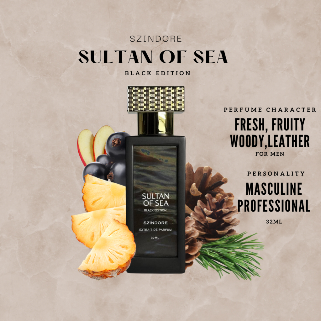 Sultan Of Sea Black Edition perfume | Shopee Malaysia