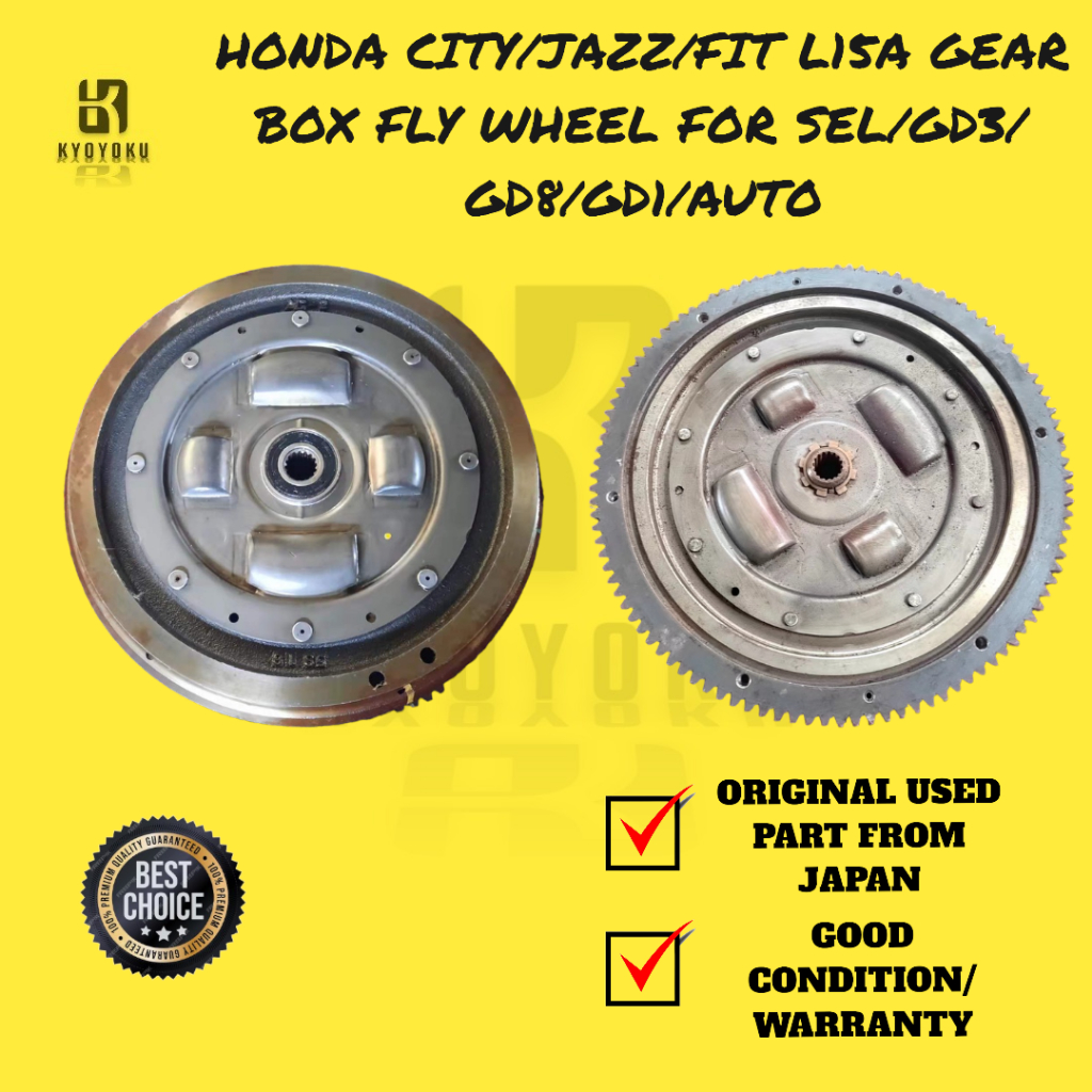 KYOYOKU-HONDA CITY/JAZZ/FIT L15A GEAR BOX FLY WHEEL FOR SEL/GD3/GD8/GD1 ...
