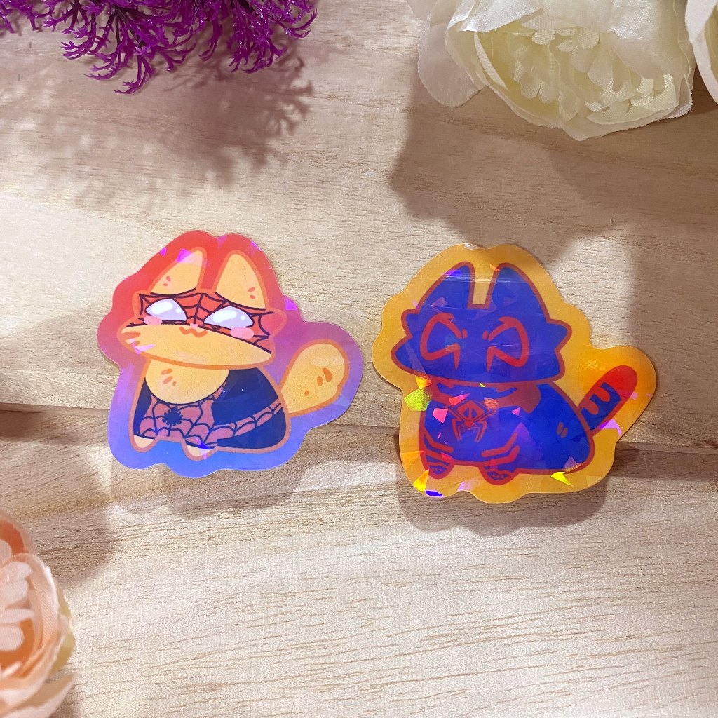 Spider-verse: Across the Spiderverse Spider-Cat & Miguel O'Hara Spider ...