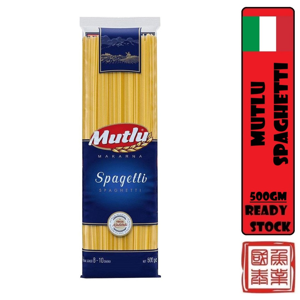 Mutlu Spaghetti 500gm 500gr Pasta Halal Certified High Quality ...
