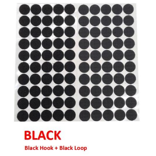 Dot Velcro Tape Magic Tape Silent Book Sticker Round Velcro Hook & Loop ...