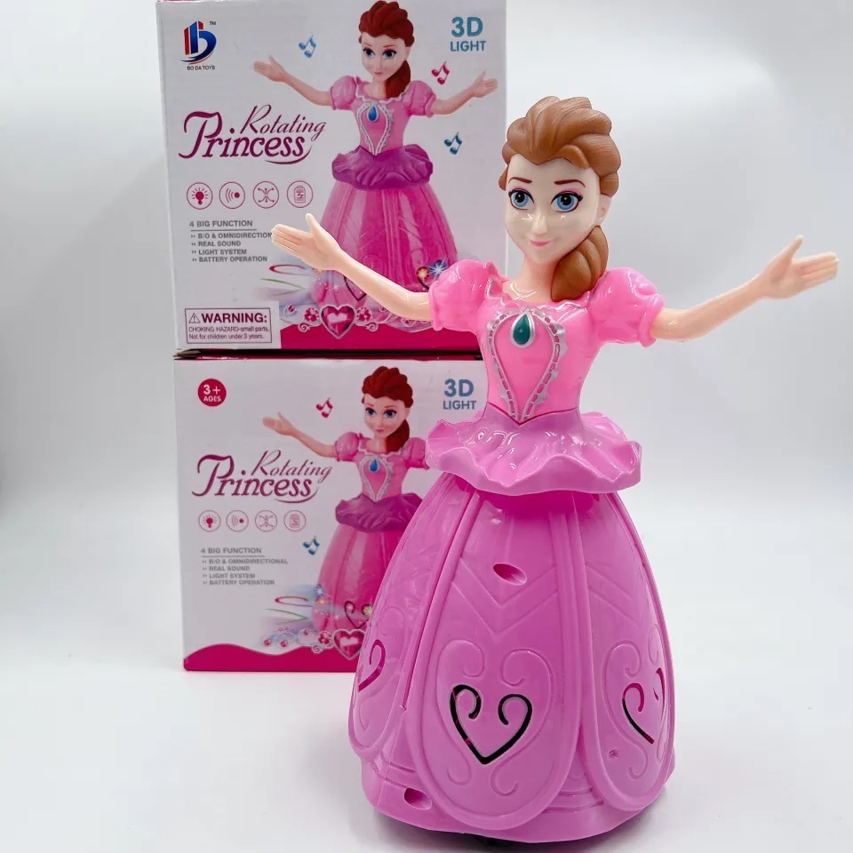 Little Electric Princess Elsa Frozen 3D Light musical toy Doll for Kids ...