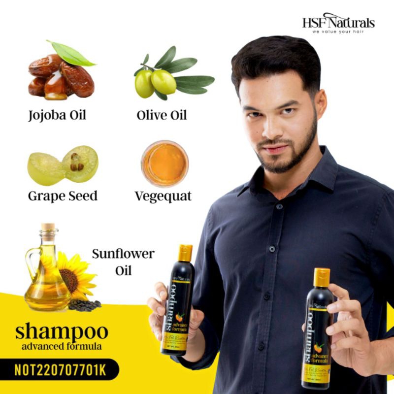 SHAMPOO ADVANCE FORMULA HSF NATURAL (muslim product) | Shopee Malaysia