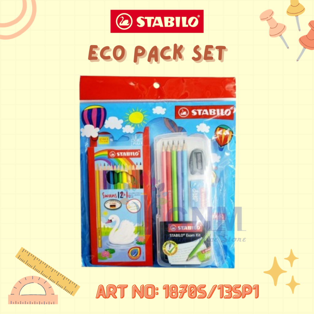 STABILO Eco Pack Set | Shopee Malaysia