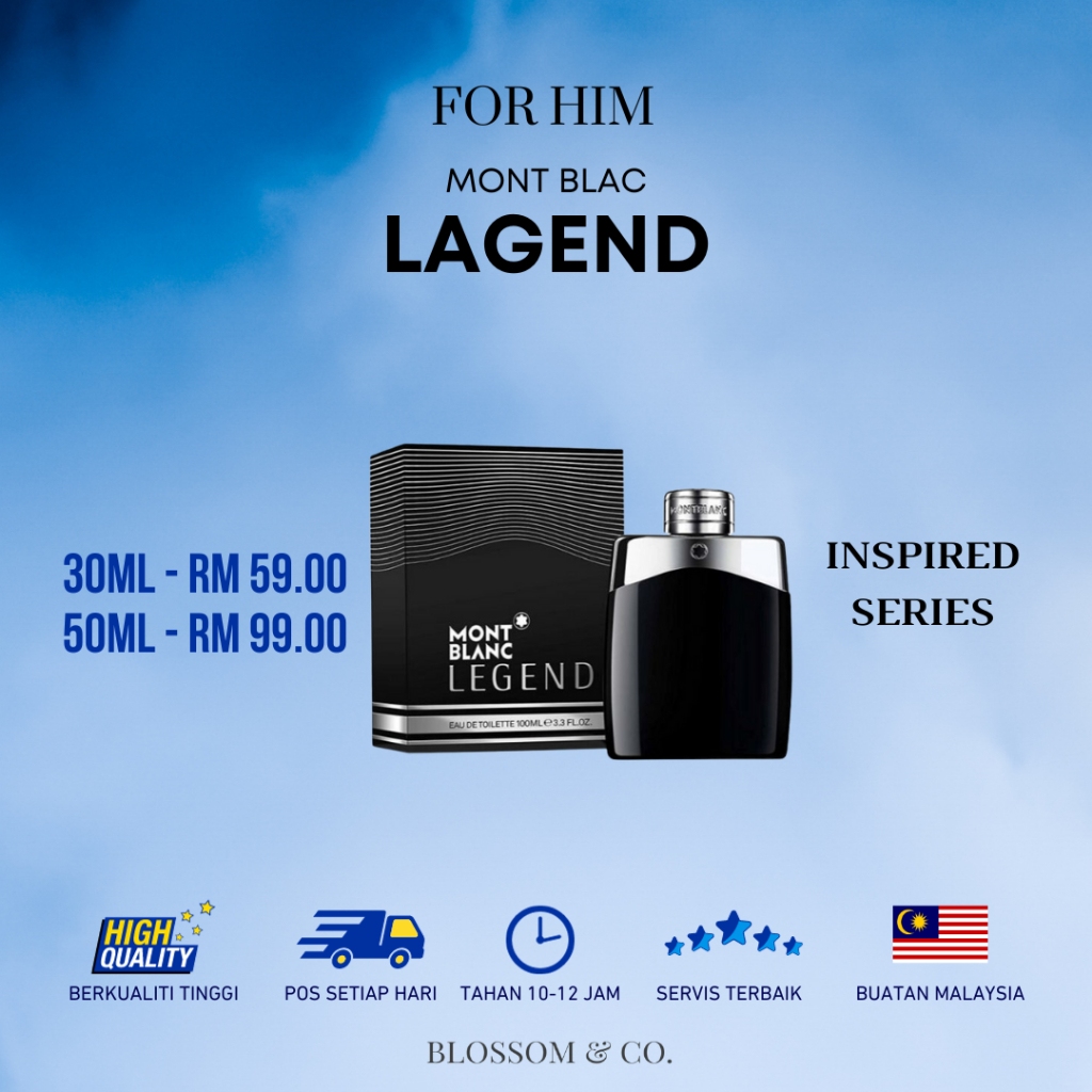 LAGEND by MONT BLAC HIGH QUALITY 90% SAME WITH ORIGINAL EDP PERFUME ...