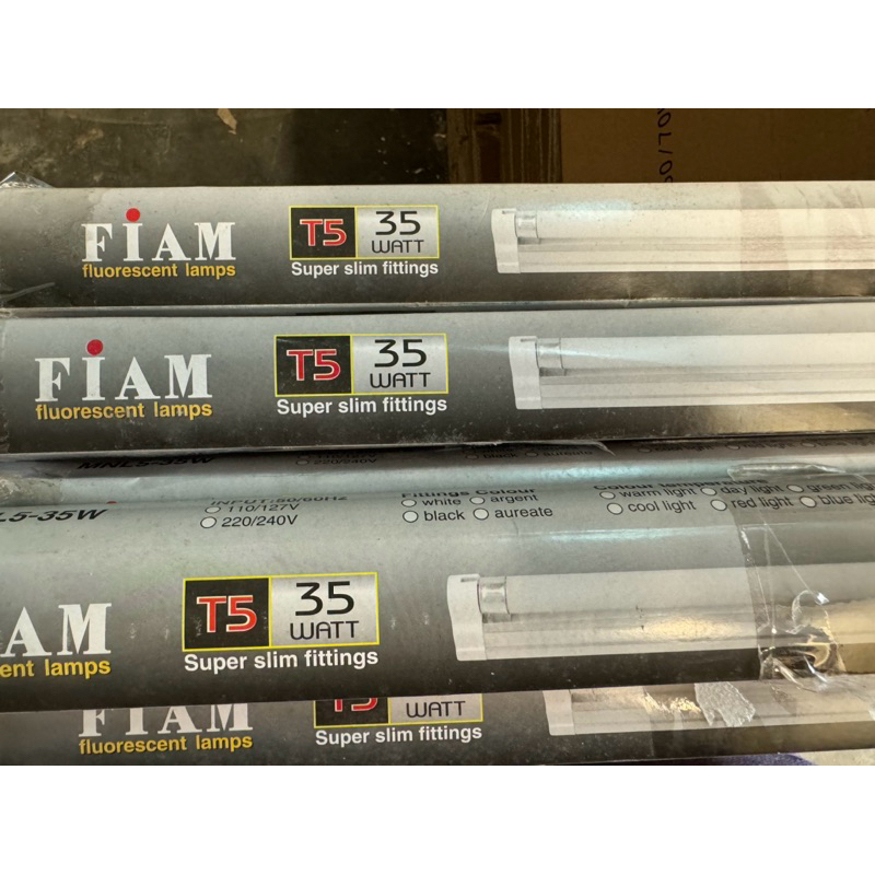 35W LED T5 Slim batten fitting, warm white 3000K, Length 1450mm ...