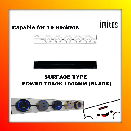 [GEN 2] imitos Power Track Socket Surface Switch 32A Power Line Long ...