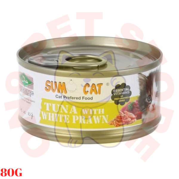 Sumo Cat Premium Cat/Kitten Canned Wet Food Tuna Series (80g) | Shopee ...