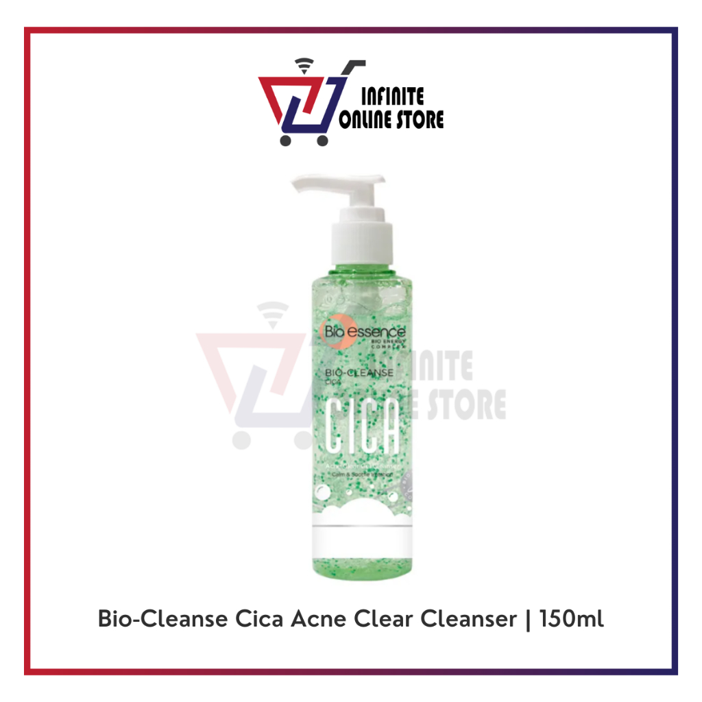 BIO-ESSENCE Bio-Cleanse Cica Acne Clear Gel Cleanser (150ml) | Shopee ...