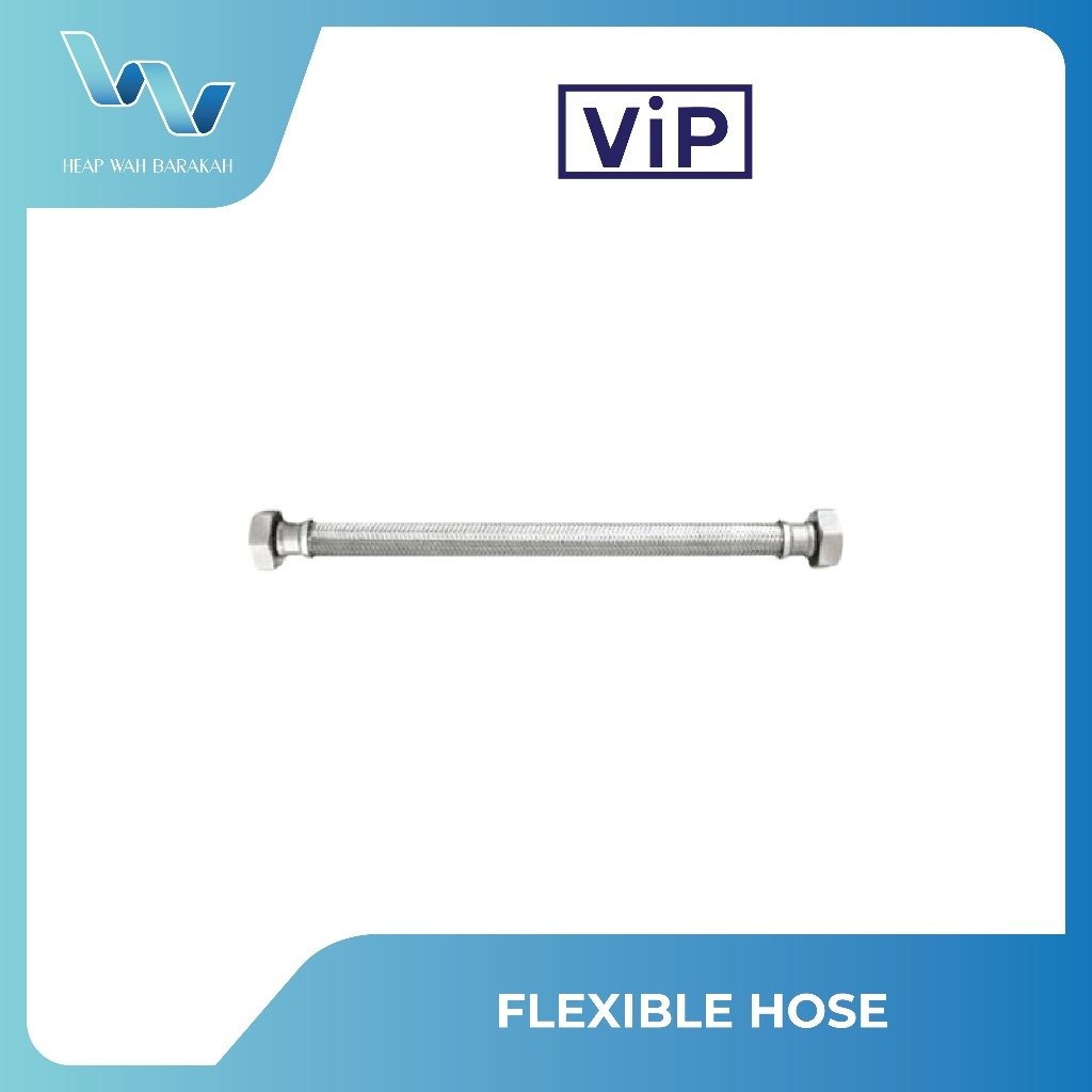 ViP STAINLESS STEEL BRAIDED FLEXIBLE HOSE 8" - 48" | Shopee Malaysia